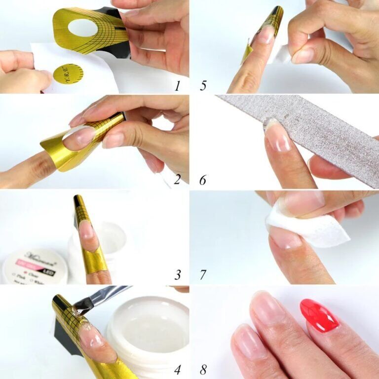 Beginner’s Guide to Using Nail Forms | Bangya Nail Forms for Acrylic ...